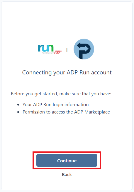 Point and Click Onboarding - ADP RUN
