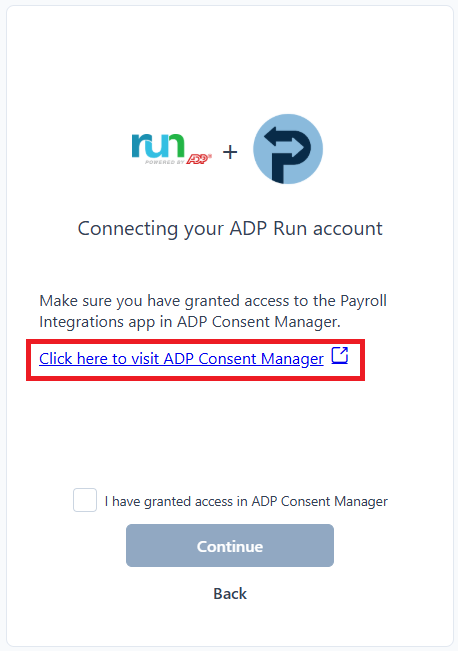 Point and Click Onboarding - ADP RUN