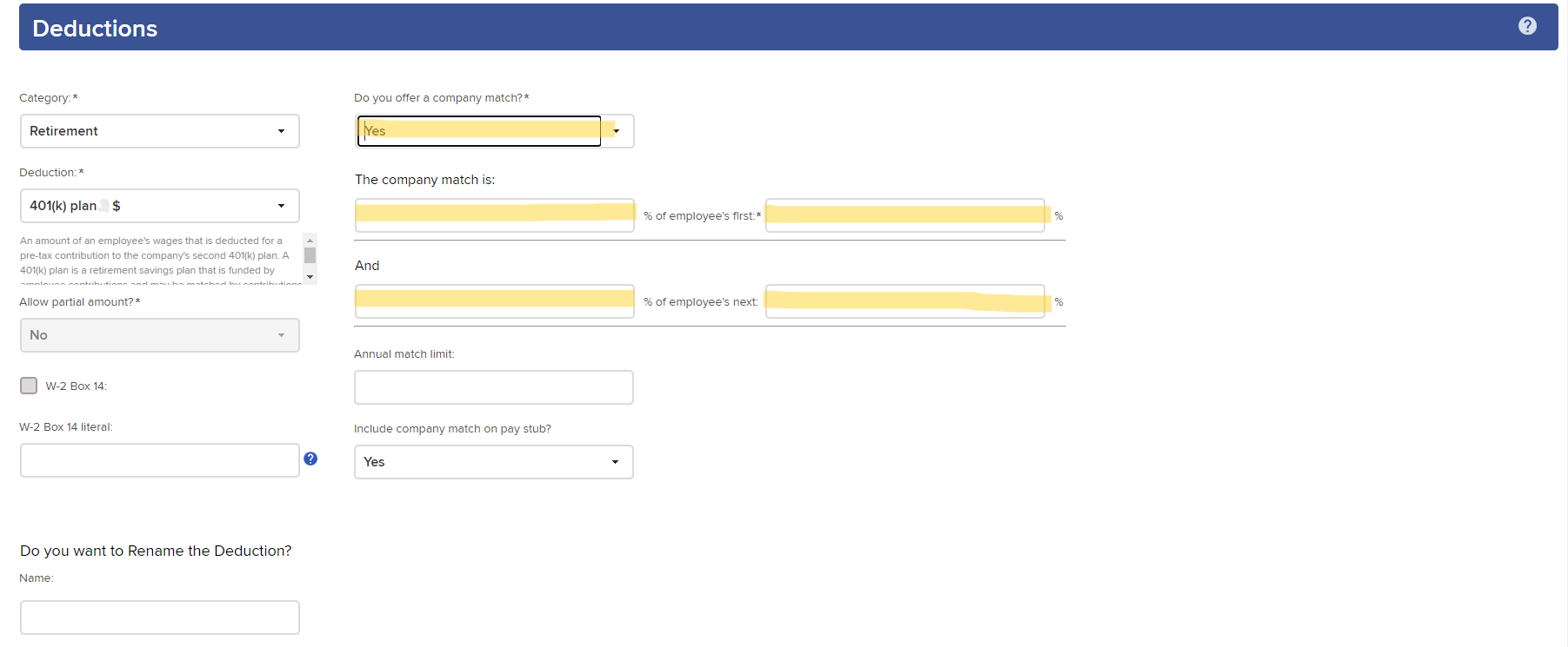 How To Manage Deduction Codes In ADP Run When Leaving ADP s 401 k How To Manage Deduction Codes In ADP Run When Leaving ADP s 401 k